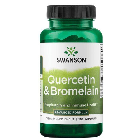 Swanson Kvercetin (Quercetin) a Bromelain 100 kapslí | Vaše Vitamíny a ...