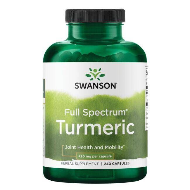 Swanson Full Spectrum Turmeric 720 mg 240 kapslí | Naturawit.cz