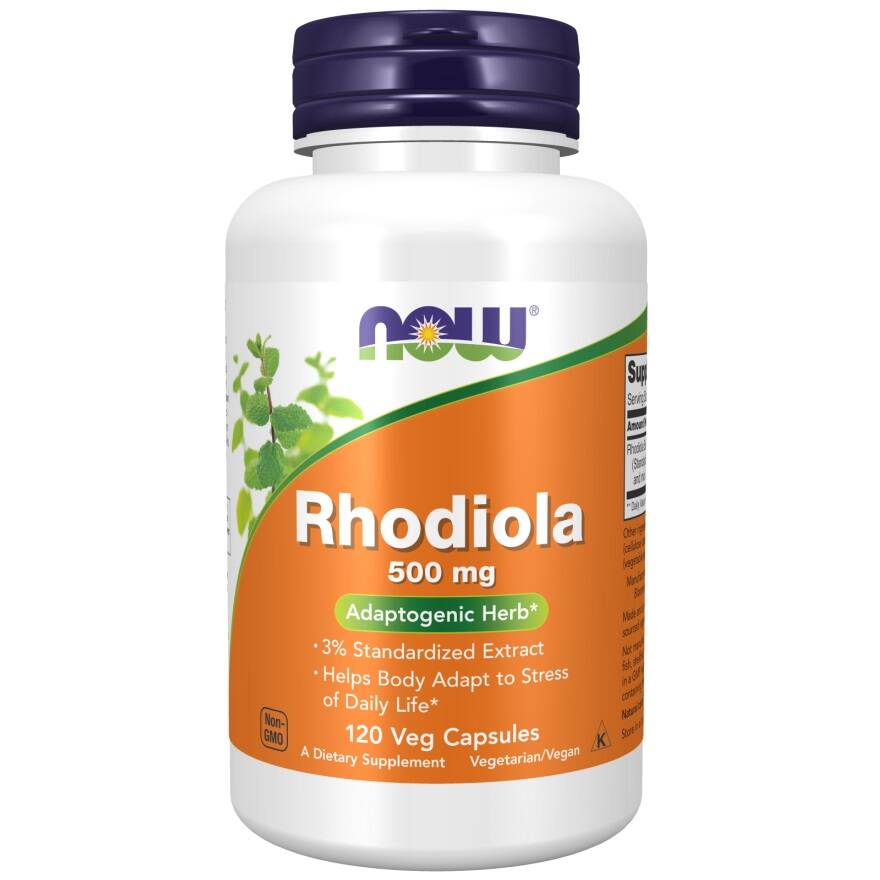 Now Foods Rhodiola 500 mg 120 kapslí | Naturawit.cz