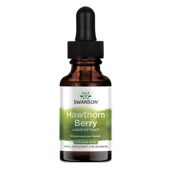 Swanson Hloh (Hawthorn) Extract 29,6ml kapky | Naturawit.cz